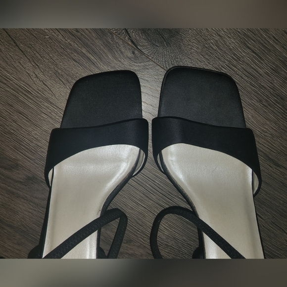bp | Shoes | Vintage Bp Square Toe Strappy Heels | Poshmark